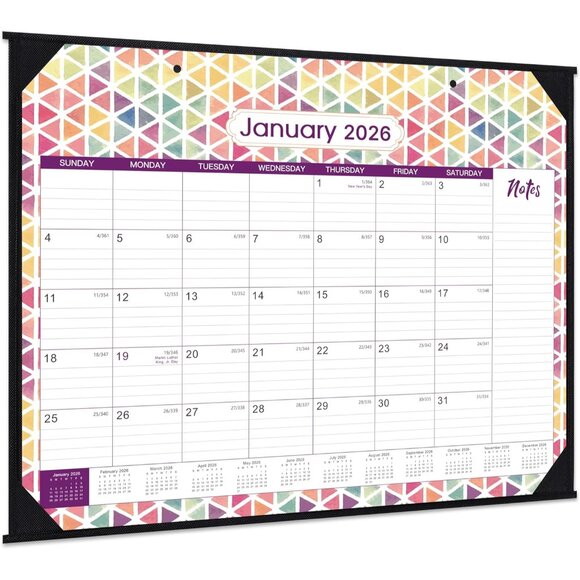 Other | 226 Calendar 2026 Desk Calendar Large 22x17 Jan 2026 Dec 2026 ...
